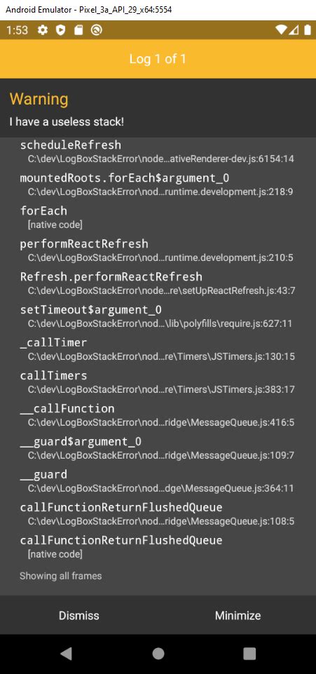 Logbox Warnings Errors Raised During Component Render Don T Have Useful Content