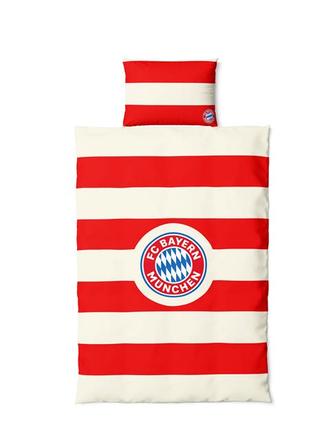 Bambino Biancheria Da Letto Rosso Bianco FC Bayern Monaco Store