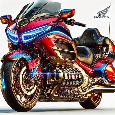 Honda Gold Wing 🪽 Costom Look Modified Car Art Bike Art
