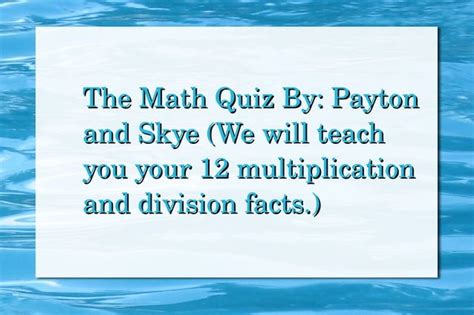 Math Slide Show Odp
