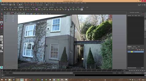 Basic Maya 2015 Camera Projection Youtube