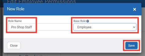 How To Create A Custom Employee Permission Role Foreup 8009295737