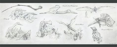 Quetzalcoatlus Concept Art Image The Stomping Land Moddb