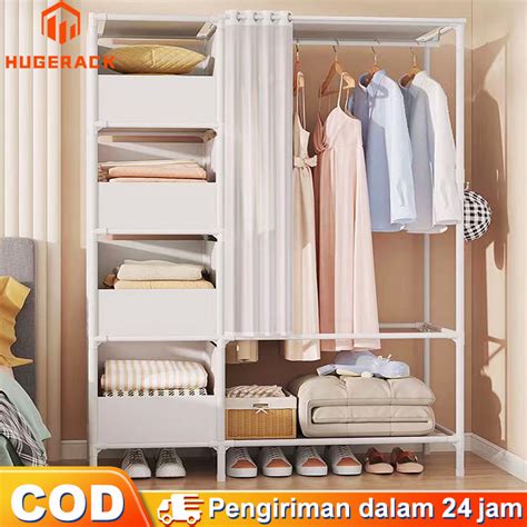 Jual Rak Gantungan Baju Serbaguna Stand Hanger Rak Baju Gantungan