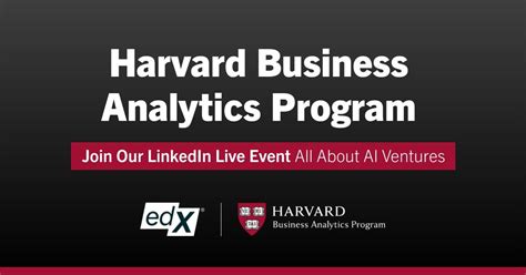 harvard business analytics program on linkedin join us thursday june