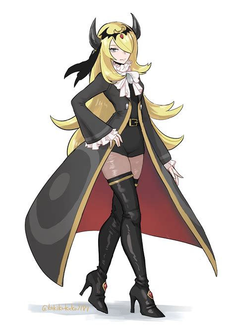 Cynthia And Cynthia Pokemon And More Drawn By Kakikuyeko Danbooru