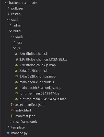 Django Doesnt Load Buildstatic Files Reactjs Stack Overflow