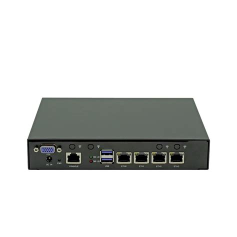 Firewall Router Industrial Mini Pc J4125 Quad Core Processor 4 I225v Lan Ddr4 Fanless Pfsense