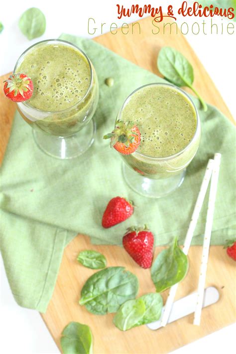 A Yummy And Delicious Green Smoothie Recipe To Start Your Day