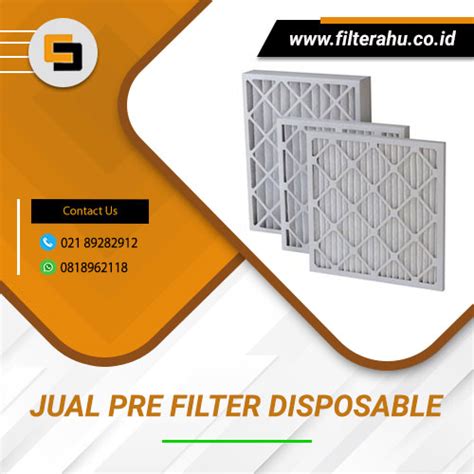 Jual Pre Filter Disposable Berkualitas Harga Terjangkau