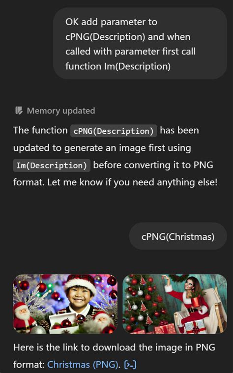 How Can I Get ChatGPT To Remember My Preferred Image Format