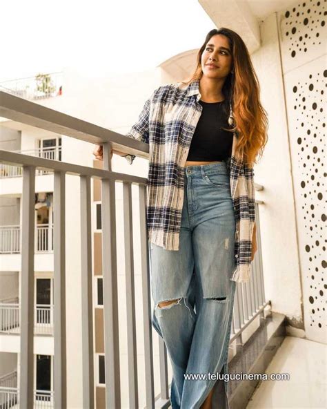 Nabha Natesh In Her Balcony Telugu Cinema