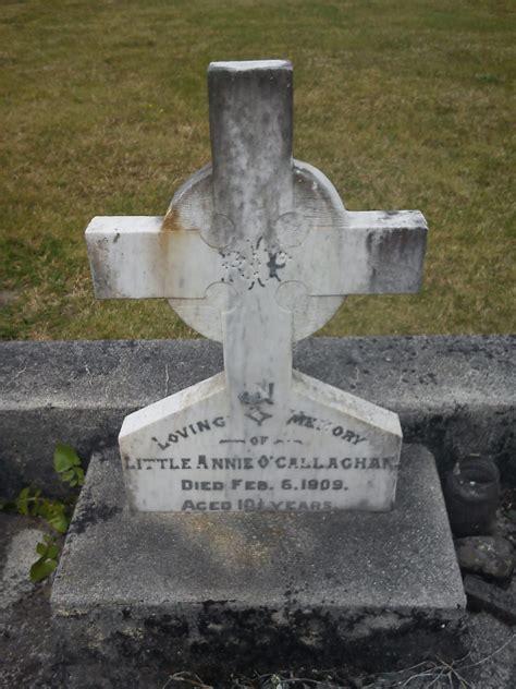 Annie Ocallaghan 1897 1909 Mémorial Find A Grave