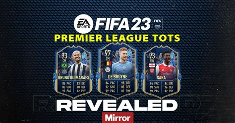 Fifa 23 Premier League Tots Squad Revealed With