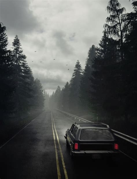 Dark Country Road