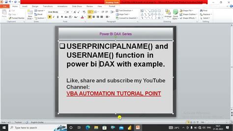 userprincipalname and username function in power bi dax power query