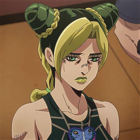 Jolyne Kujo Icon Anime Fotografia Com Glitter Fotografia