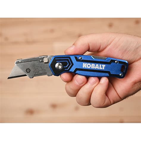Kobalt 3pk Lockback 34 In Folding Utility Knife In The Utility Knives