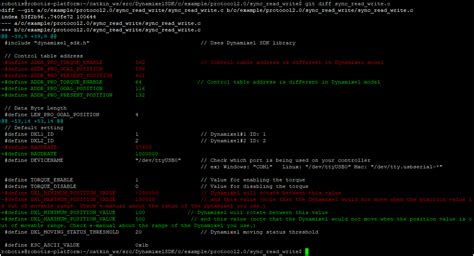 3 7 11 C USB2Dynamixel2 Mx 64 Issue GroupSyncRead Getdata Failed
