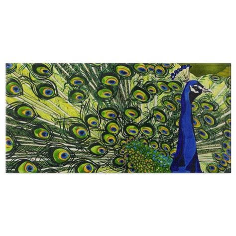 Peacock Bath Towels 30” X 60” — Annika Connor