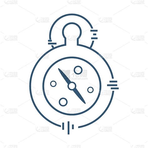 袖珍钟准时递送包裹素材 花瓣网