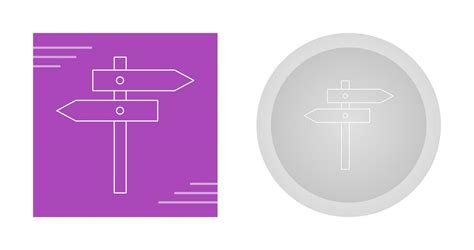 Street Sign Vector Icon 27342378 Vector Art At Vecteezy