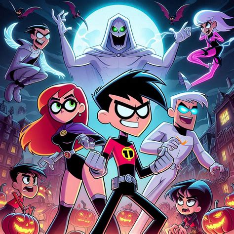 Teen Titans And Danny Phantom Crossover By Iamalexcaspian On Deviantart