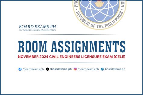 room assignments board exams ph