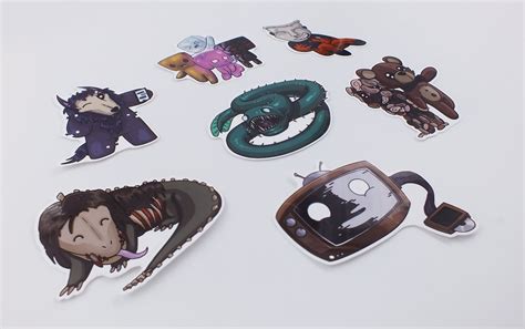 Scp Sticker Series 2 Set Etsy