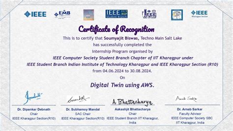 Internship Learning Ieee Iitkharagpur Soumyajit Biswas