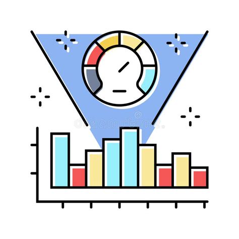 Performance Measurement Business Process Color Icon Vector Illustration