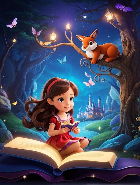 Diseño De Portadas De Libros De Cuentos Para Niños Foto Premium