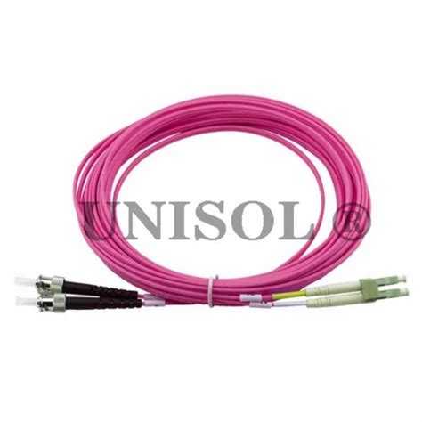Multi Mode OM LC ST Duplex Patch Cable M Length PVC Violet At Rs In Bengaluru
