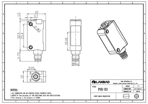 lanbao pse series photoelectric sensor 20m detection