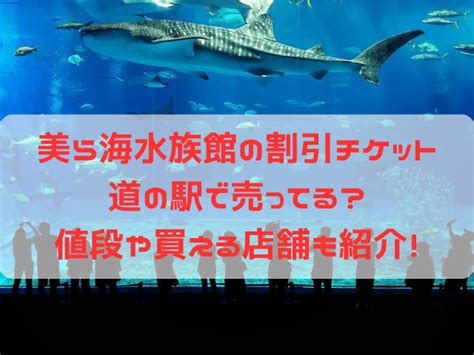 美ら海水族館の割引チケット道の駅で売ってる？値段や買える店舗も紹介！ あれこれlife