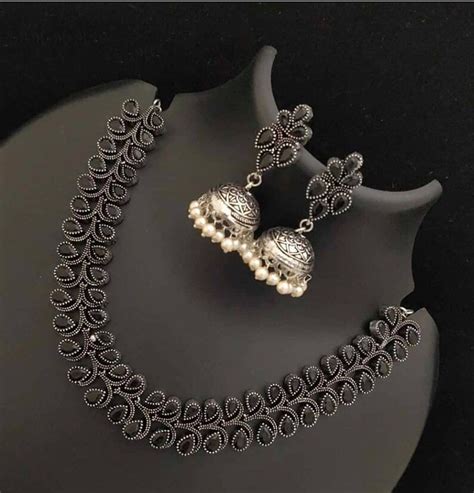 Indian Jewelleryethnic Jewellerystone Studded Necklace Etsy