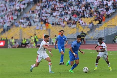 سموحة يباغت الزمالك بهدف في بداية الشوط الثاني