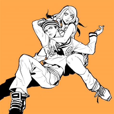 Higashikata Josuke And Hirose Yasuho Jojo No Kimyou Na Bouken And 1