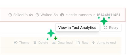 Go Straight From Failed Jobs To Test Analytics Buildkite