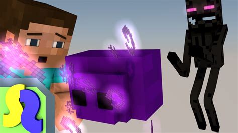 Endermite Encounter Minecraft Animation Youtube