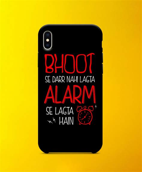 Bhoot Se Darr Nahi Lagta Mobile Case By Roshnai Pickshoppk