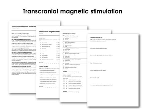 Transcranial Magnetic Stimulation Made By Teachers