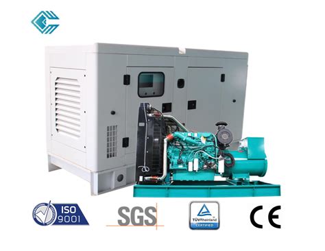 Cummins Engine Soundproof 50kw Electric Genset 60kva Diesel Generator