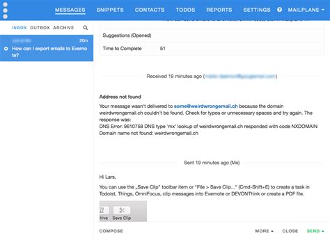 replies new delivery status notifications