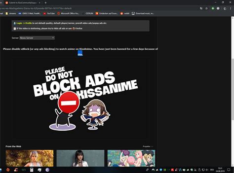Why Do I Ge Banned For Using Adblock Even Though I Whitelisted Kissanime Happened After I