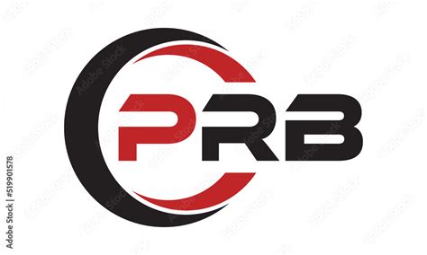 Prb Swoosh Three Letter Logo Design Vector Template Monogram Logo