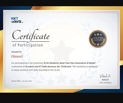 himasri pakalapati on linkedin ai generativeai nextwave iiitdelhi
