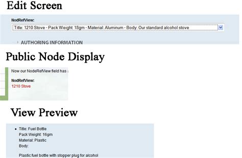 Not All Referenced Nodes Fields Display When Viewing Primary Node But
