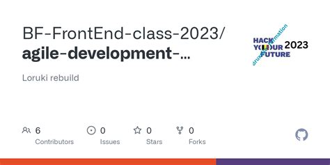 Github Bf Frontend Classagile Development Group3 Loruki Rebuild
