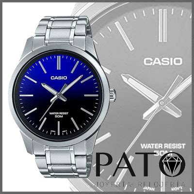Reloj Casio MTP E D AVEF Collection Azul Oscuro Degradado